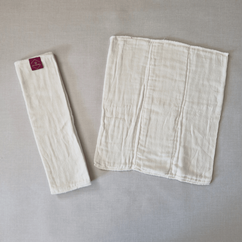Muslin Cotton Trifold Insert | Cloth Nappy – Earth Mama NZ